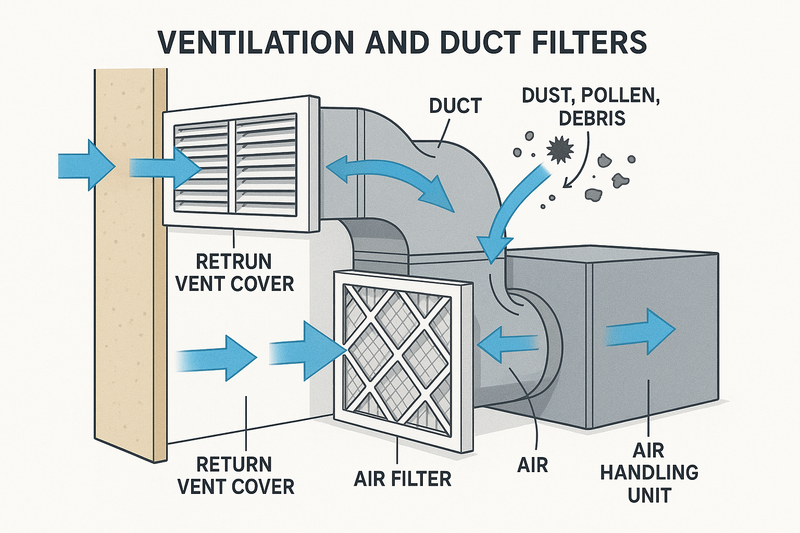 Boost Air Quality with Ventilation Filters, Air Duct Filters, and ...
